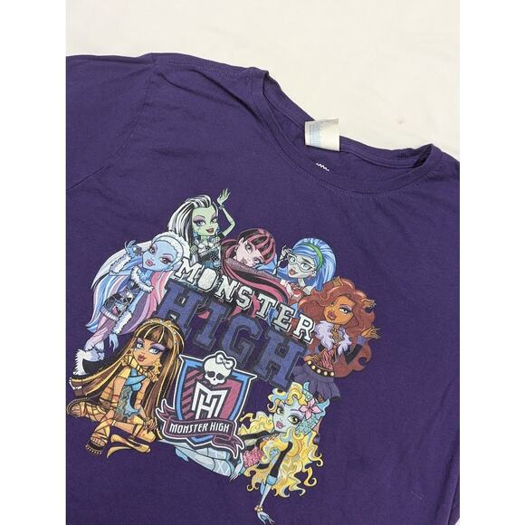 Mattel | Shirts | Y2k Monster High Purple Mattel Graphic Tee Unisex Sz ...